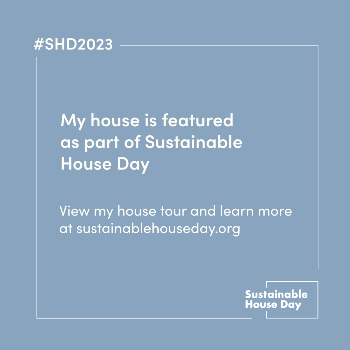SHD Resources - Sustainable House Day